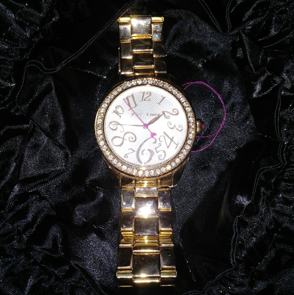 Betsey Johnson Embellished Watch 32mm - Gem